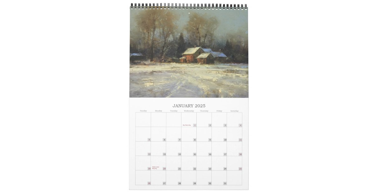 Fine Art Calendar | Zazzle