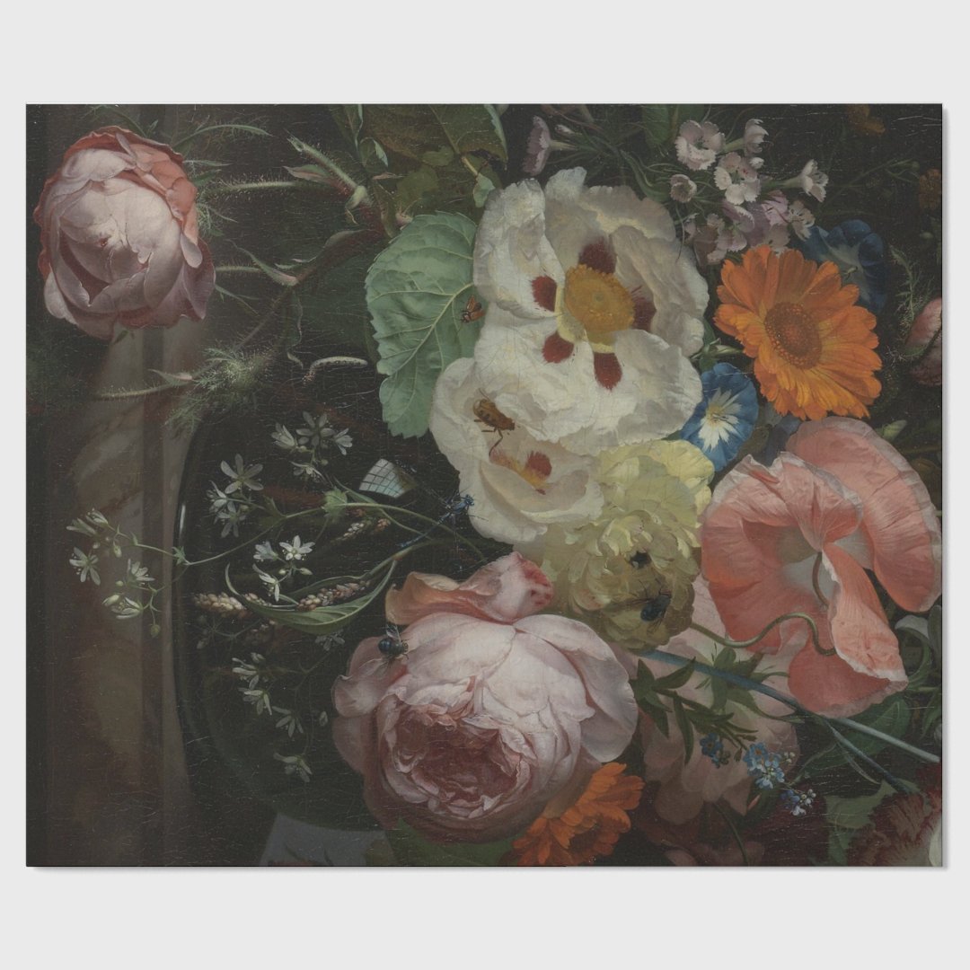 Fine Art Floral 60lb Decoupage Poster Paper | Zazzle
