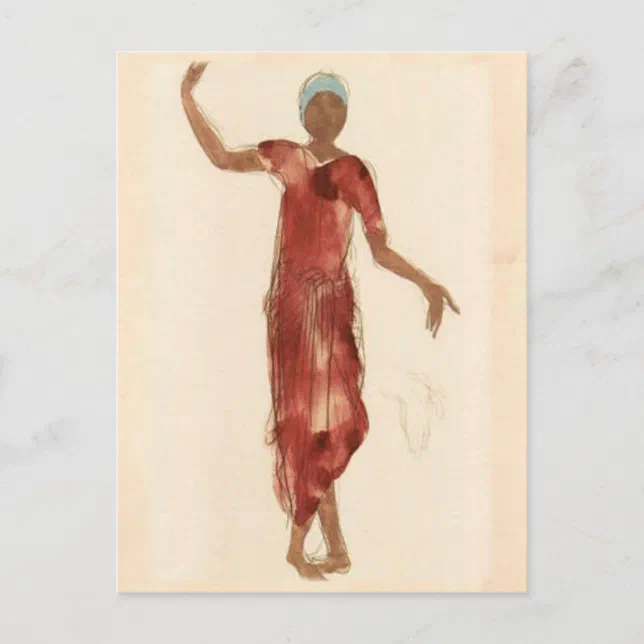 Fine Art ~ Rodin's Cambodia Dancer c1906 Postcard | Zazzle