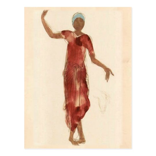 Fine Art ~ Rodin's Cambodia Dancer c1906 Postcard | Zazzle.com