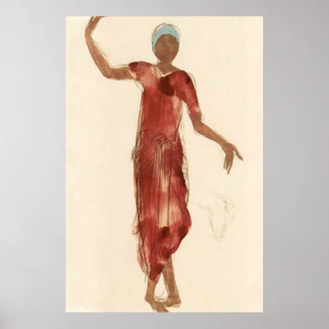 Fine Art ~ Rodin's Cambodia Dancer c1906 Poster | Zazzle