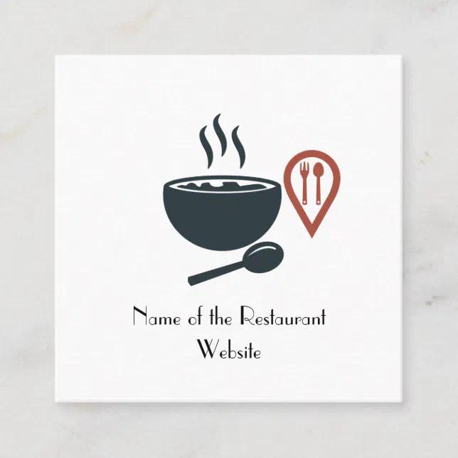Fine Dining Restaurant Business Card | Zazzle