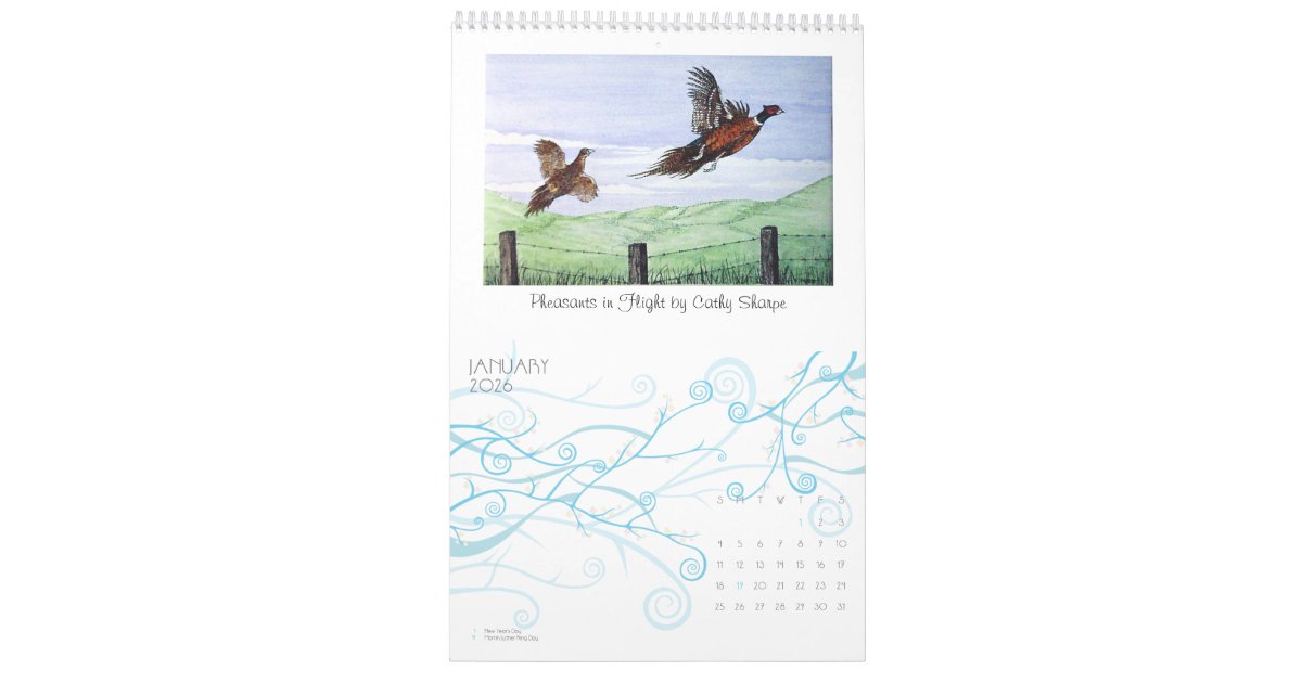Fineart Calendar with Animals & Wildlife scenes | Zazzle