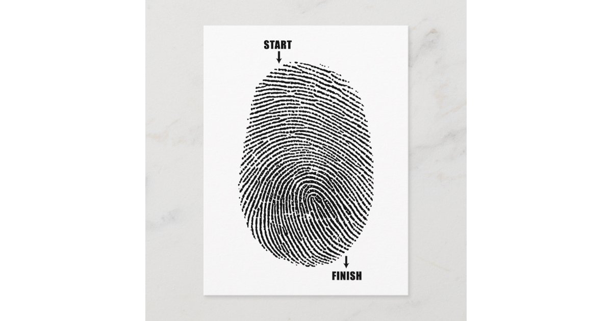 Finger Maze Postcard | Zazzle