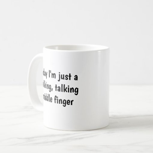 Finger Mug | Zazzle
