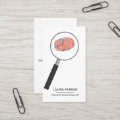 Finger Print Investigator Security Detective Business Card | Zazzle