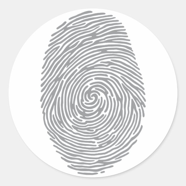 Fingerprint Stickers - 100% Satisfaction Guaranteed | Zazzle