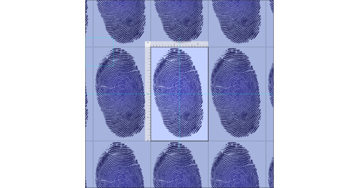 Fingerprint Graphic Fabric | Zazzle