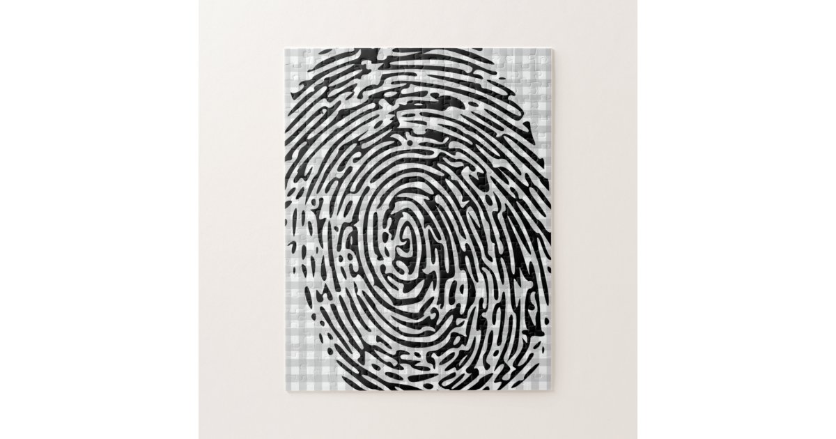 Fingerprint Jigsaw Puzzle | Zazzle