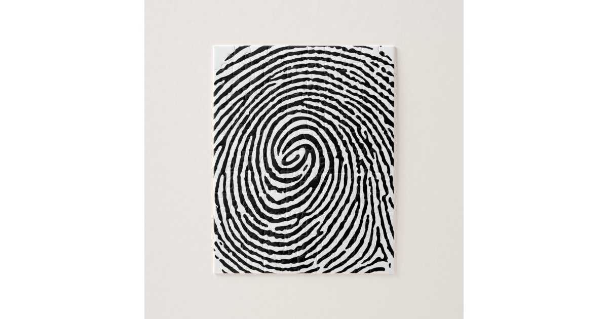 Fingerprint Jigsaw Puzzle | Zazzle