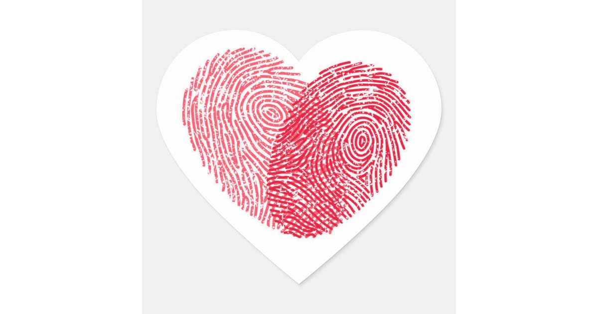 fingerprint sticker | Zazzle