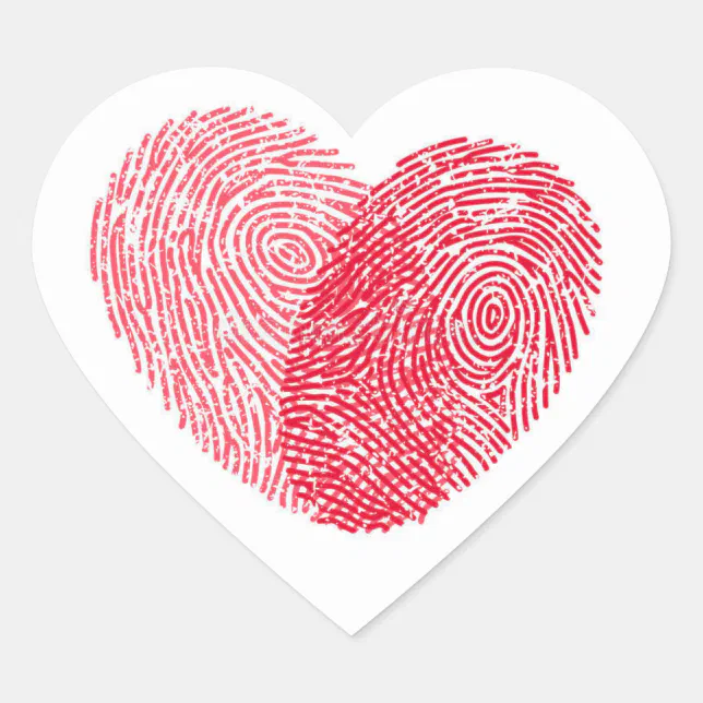 fingerprint sticker | Zazzle