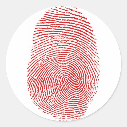 Fingerprints sticker | Zazzle.com