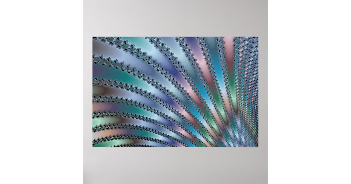 Fingers Fractal Art Poster | Zazzle