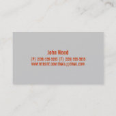 Finish Carpentry, Millwork, Wood ,Construction Business Card | Zazzle