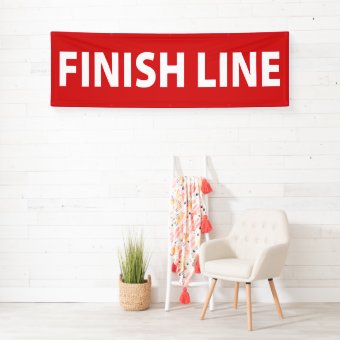 Finish Line Banner | Zazzle