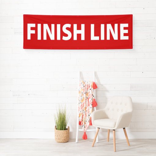 Finish Line Banner | Zazzle