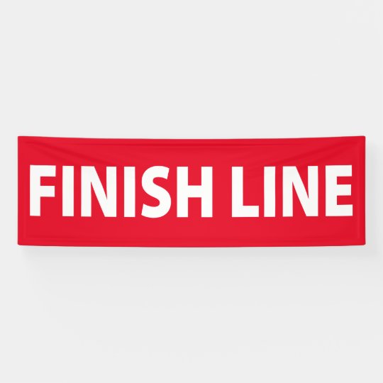 Finish Line Banner | Zazzle.com