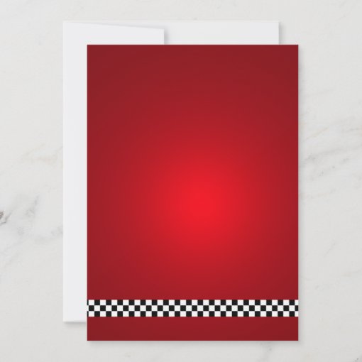 Finished 2014 Racing Flags Graduation Invitation | Zazzle
