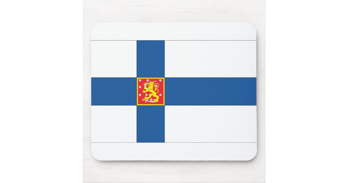 Finland Coat of Arms Flag Mouse Pad | Zazzle