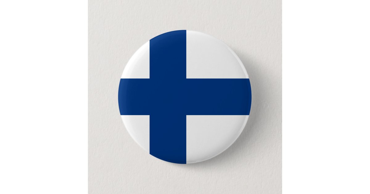Finland Flag Button | Zazzle