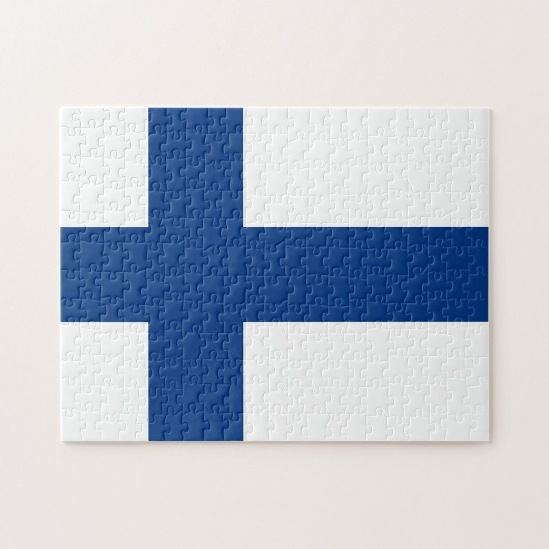 Finland Flag Jigsaw Puzzle | Zazzle