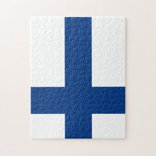 Finland Flag Jigsaw Puzzle | Zazzle