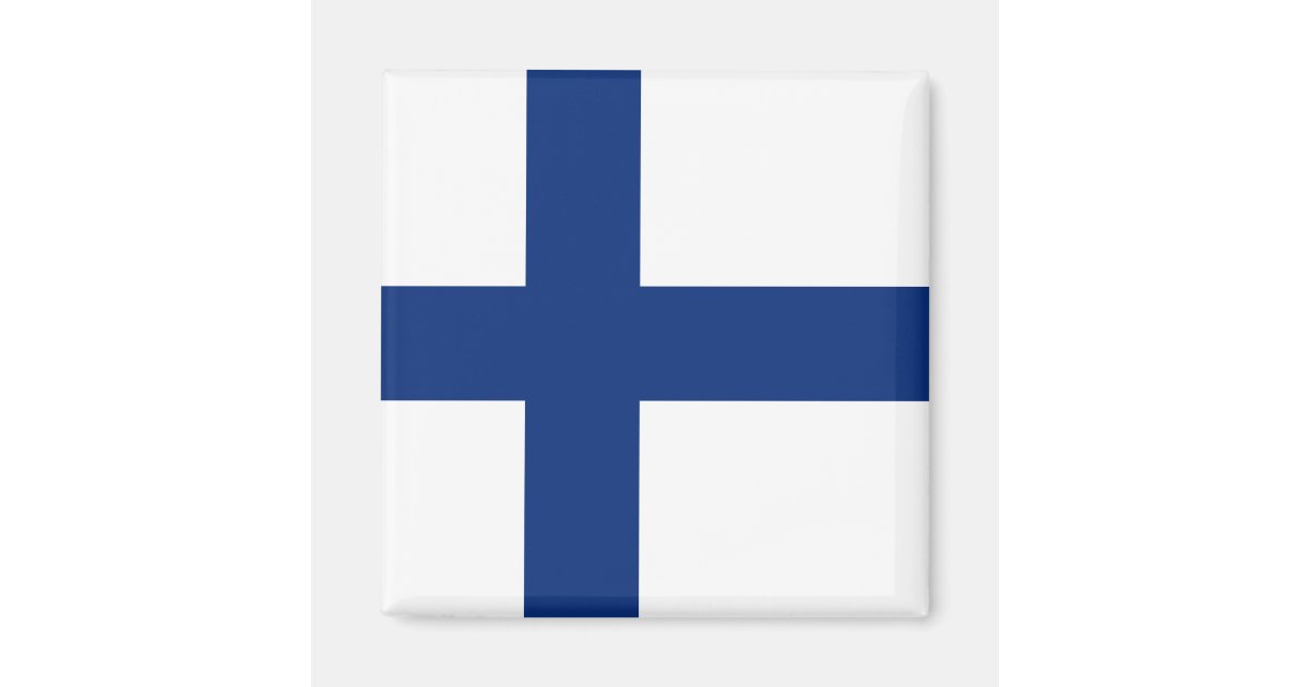 Finland Flag Magnet | Zazzle