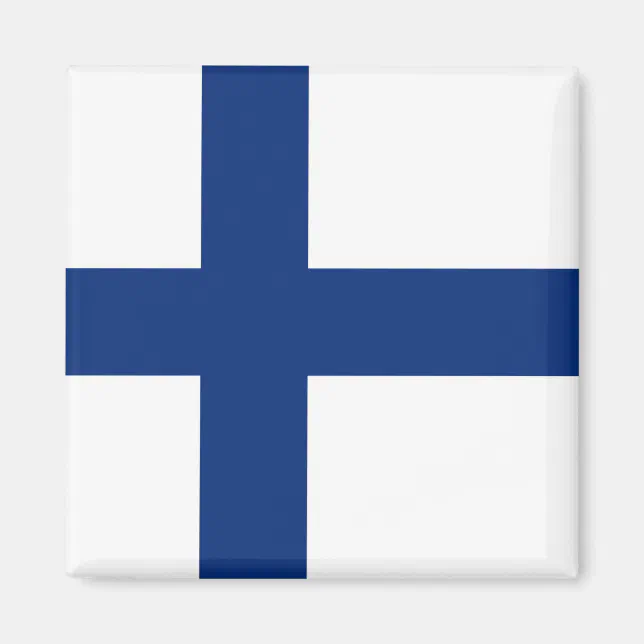 Finland Flag Magnet | Zazzle