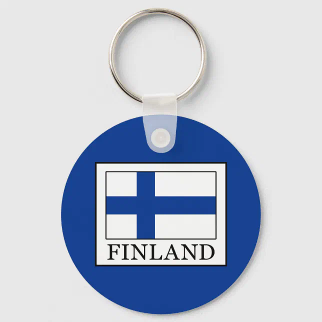 Finland Keychain | Zazzle