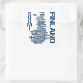 FINLAND MAP stickers | Zazzle