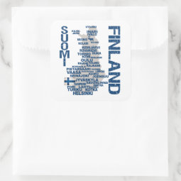 FINLAND MAP stickers | Zazzle