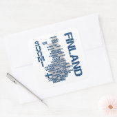 FINLAND MAP stickers | Zazzle