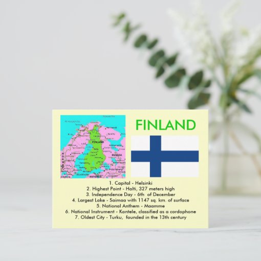 Finland Postcard | Zazzle