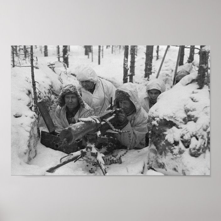 Finnish Army in the Winter War Poster | Zazzle.com