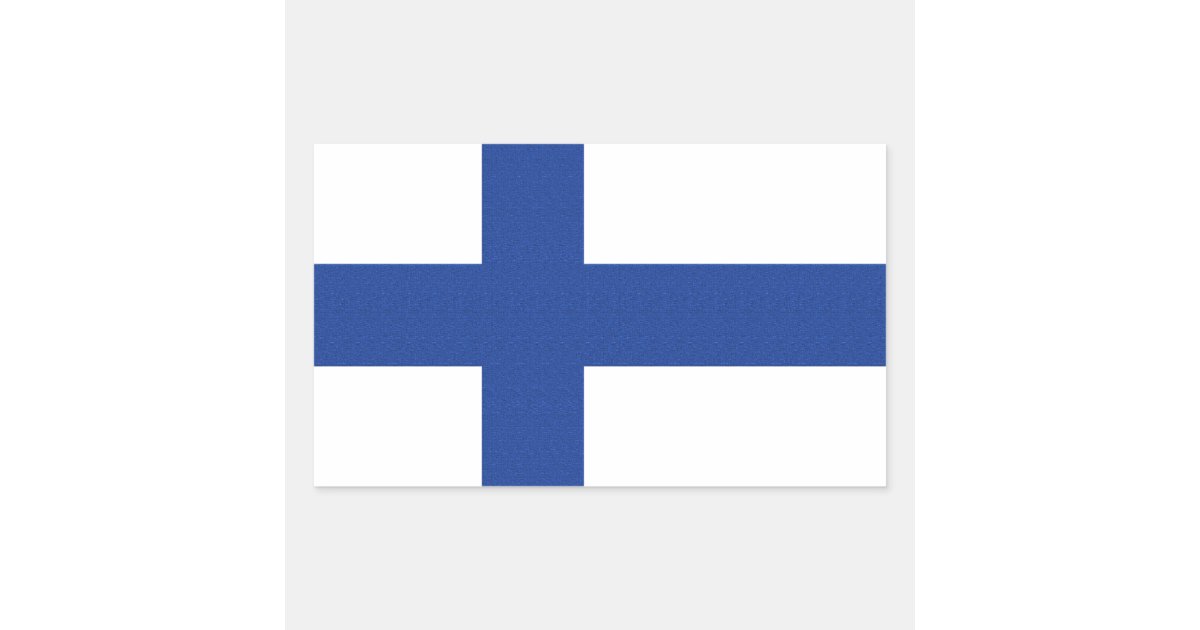 Finnish Flag custom stickers | Zazzle