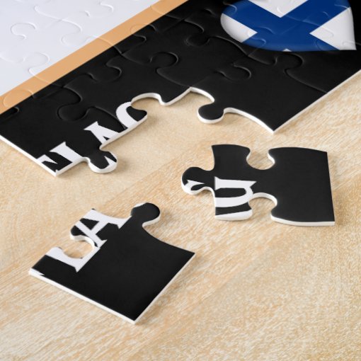 Finnish Flag & Finnish country / Finland Jigsaw Puzzle | Zazzle