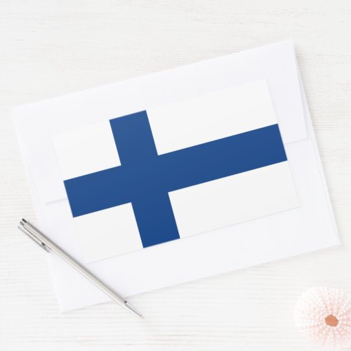Finnish flag Stickers | Zazzle