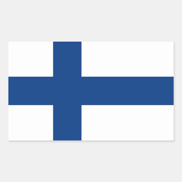 Finnish flag Stickers | Zazzle.com