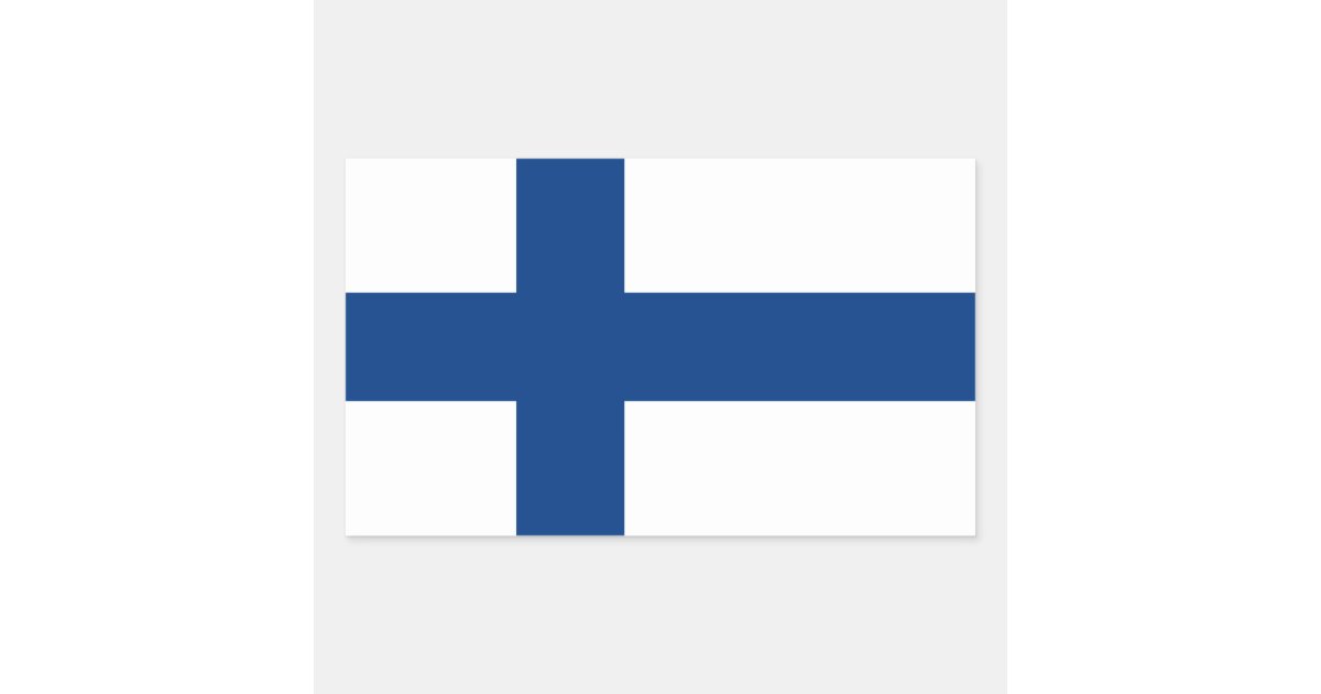 Finnish flag Stickers | Zazzle
