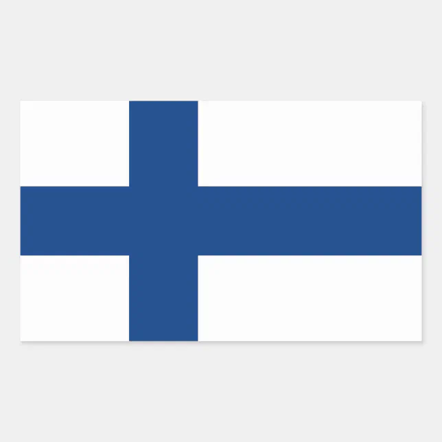 Finnish flag Stickers | Zazzle