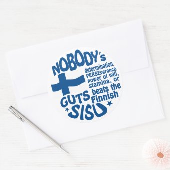 Finnish SISU stickers | Zazzle