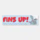Fins Up sticker | Zazzle