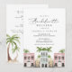 FIONA Watercolor Charleston SC Bachelorette Invitation | Zazzle
