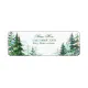 Fir Tree Return Address Label | Zazzle