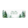 Fir Tree Return Address Label | Zazzle
