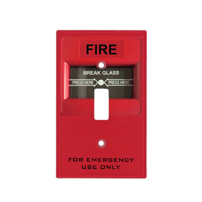 Fire Alarm Light Switch Cover | Zazzle