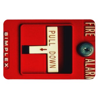 Fire alarm magnet | Zazzle