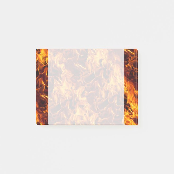 Fire and Flame Pattern Post-it Notes | Zazzle