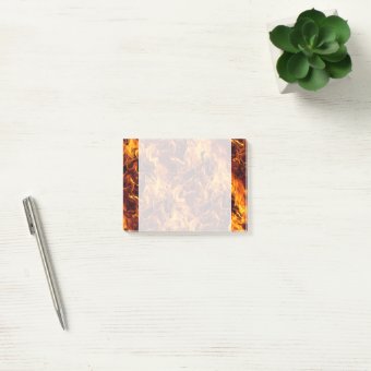 Fire and Flame Pattern Post-it Notes | Zazzle